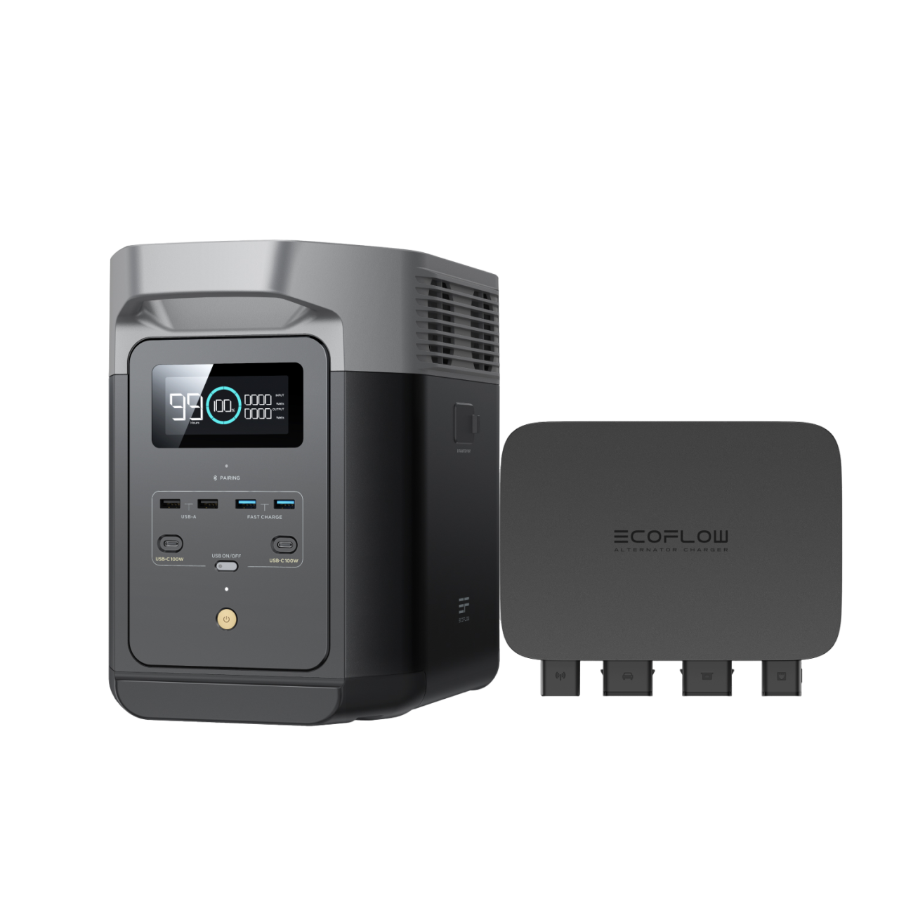 EcoFlow DELTA 2 + Cargador de alternador de 800W para vehículo | MX ...